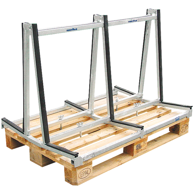 Slab Stand for Euro Pallet | Grubau